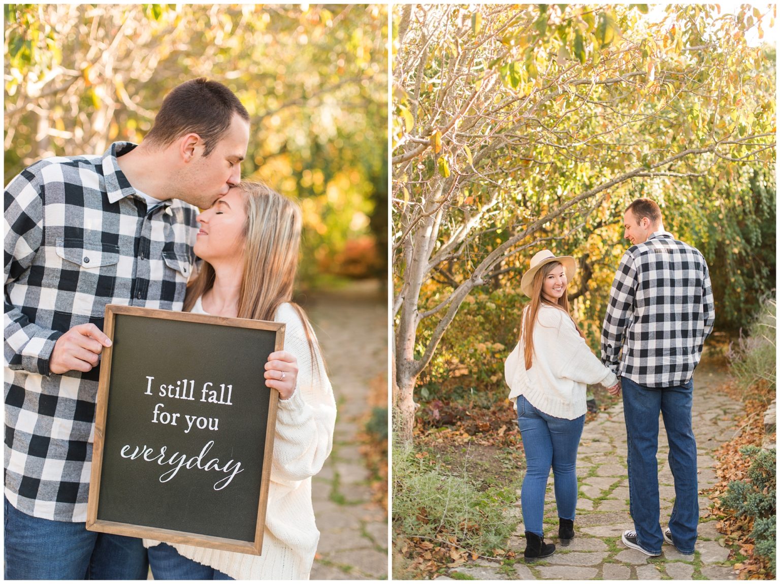 Mackenzie + Bryce | Springfield Illinois | Fall Engagement Photographer ...