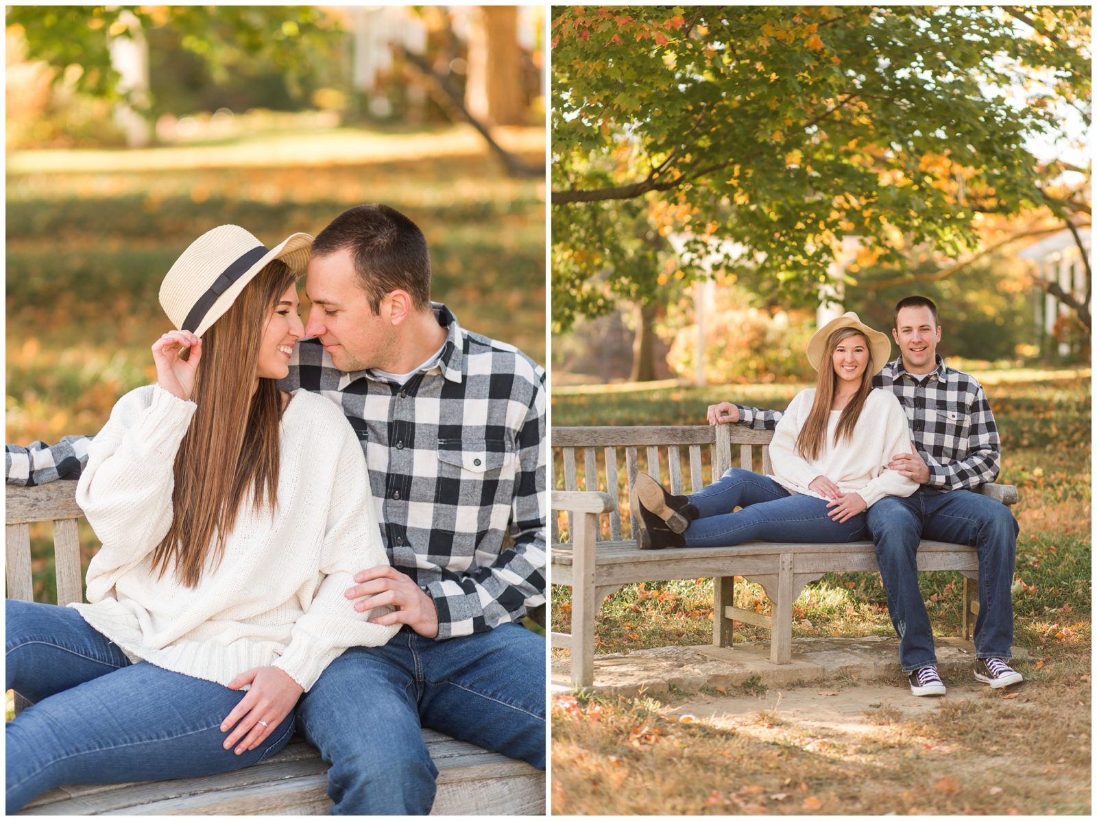 Mackenzie + Bryce | Springfield Illinois | Fall Engagement Photographer ...
