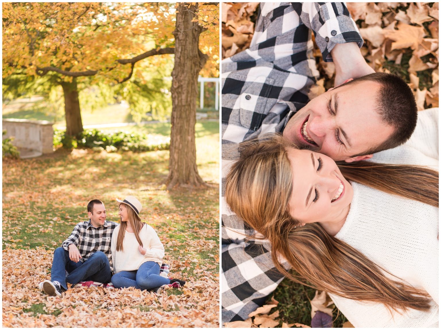Mackenzie + Bryce | Springfield Illinois | Fall Engagement Photographer ...