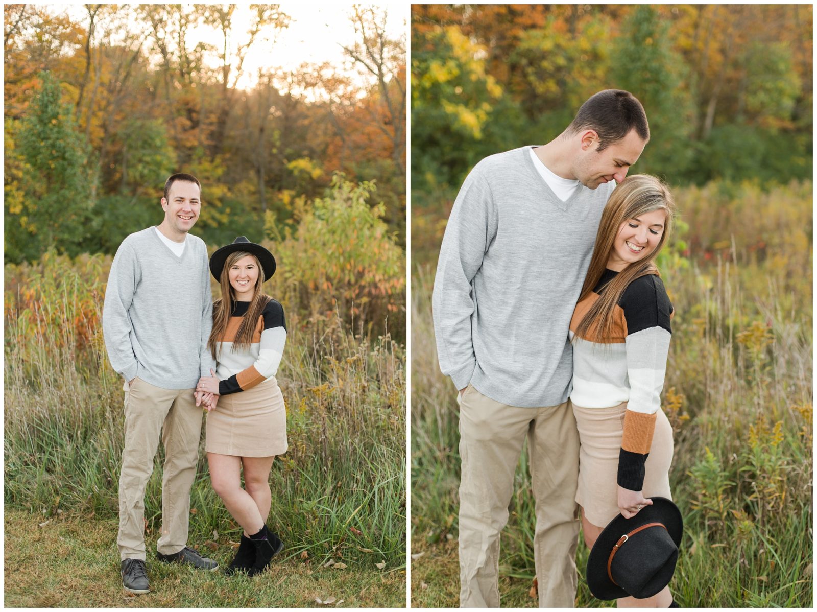 Mackenzie + Bryce | Springfield Illinois | Fall Engagement Photographer ...