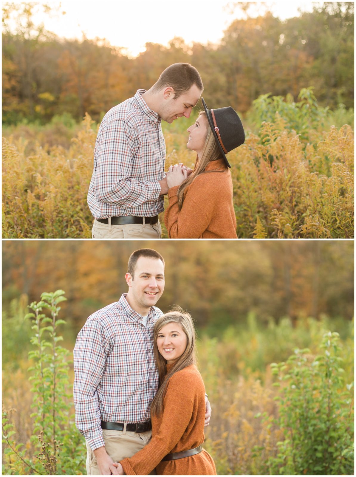 Mackenzie + Bryce | Springfield Illinois | Fall Engagement Photographer ...