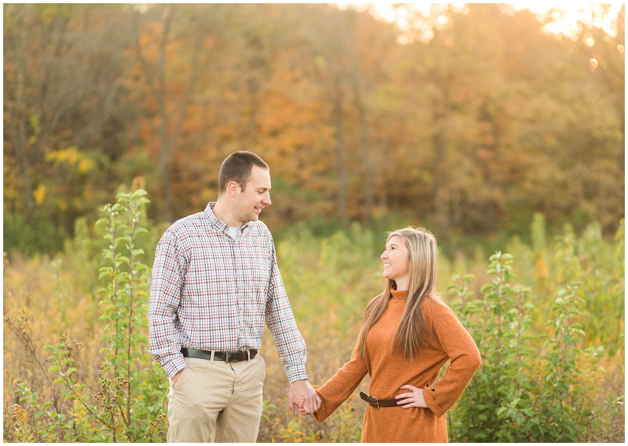 Mackenzie + Bryce | Springfield Illinois | Fall Engagement Photographer ...