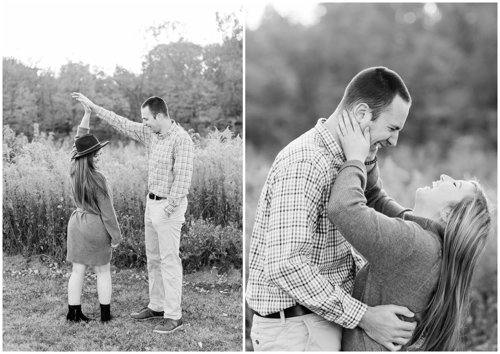 Mackenzie + Bryce | Springfield Illinois | Fall Engagement Photographer ...