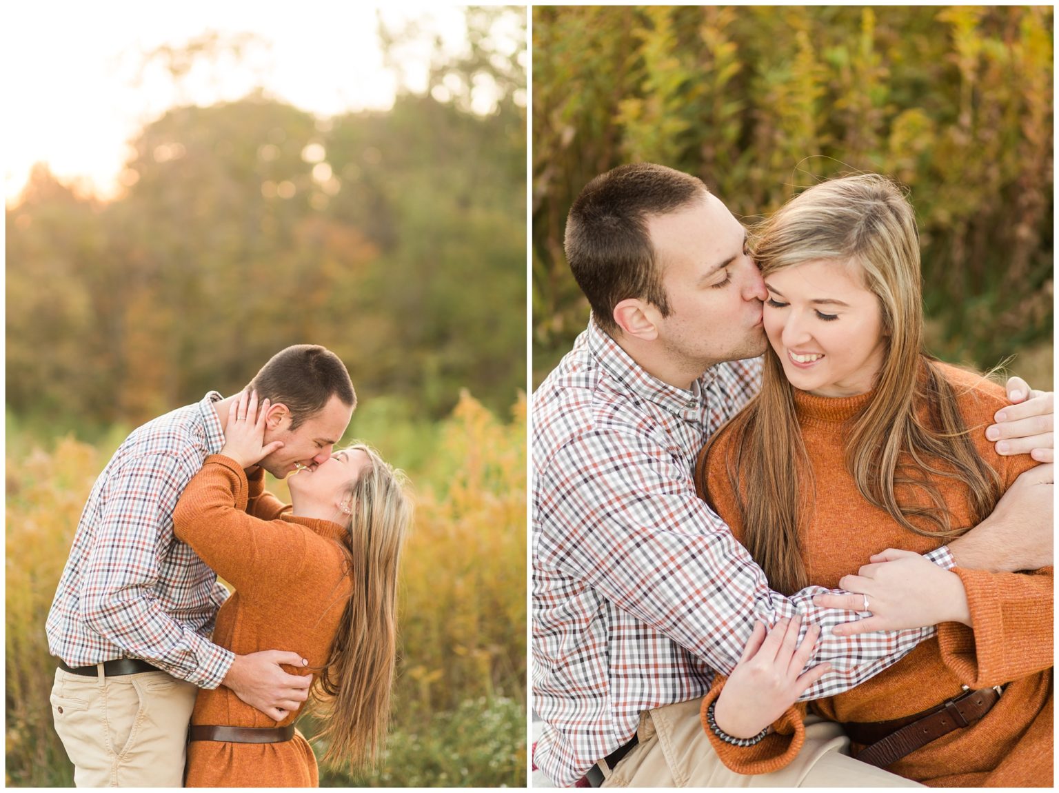 Mackenzie + Bryce | Springfield Illinois | Fall Engagement Photographer ...