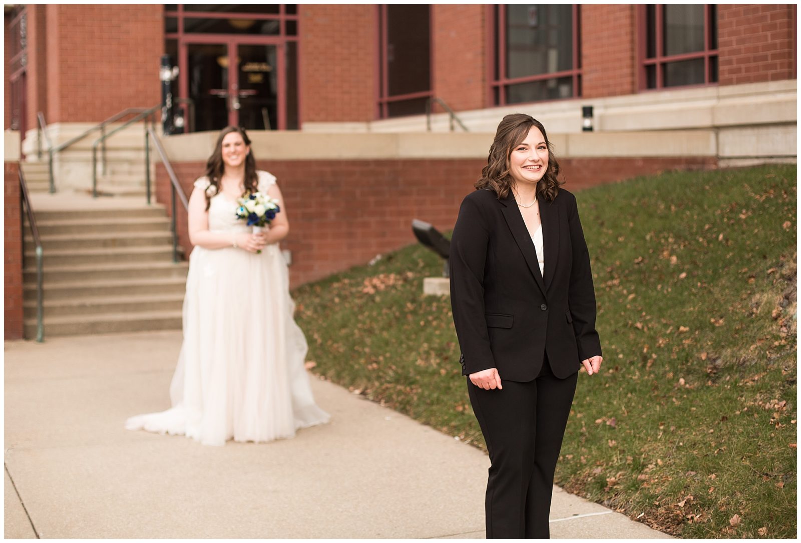 Leah + Shawn | Springfield Illinois | New Years Eve Courthouse Wedding ...