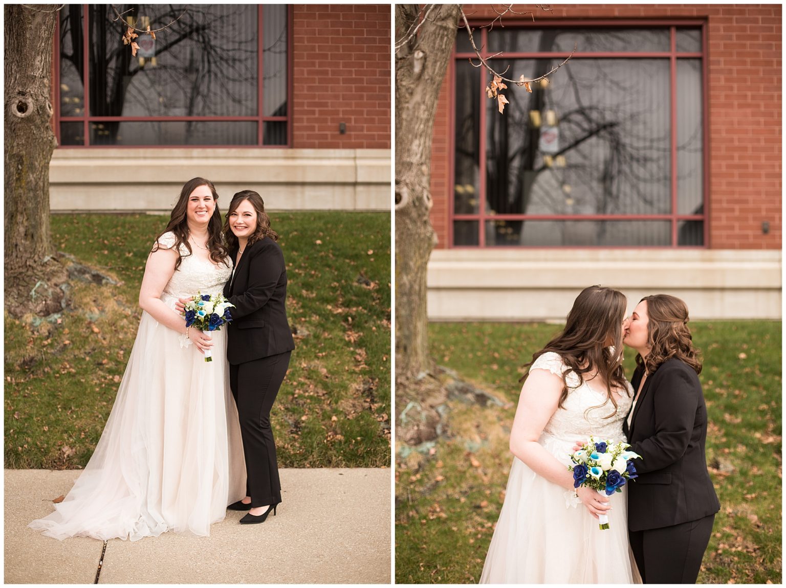 Leah + Shawn | Springfield Illinois | New Years Eve Courthouse Wedding ...