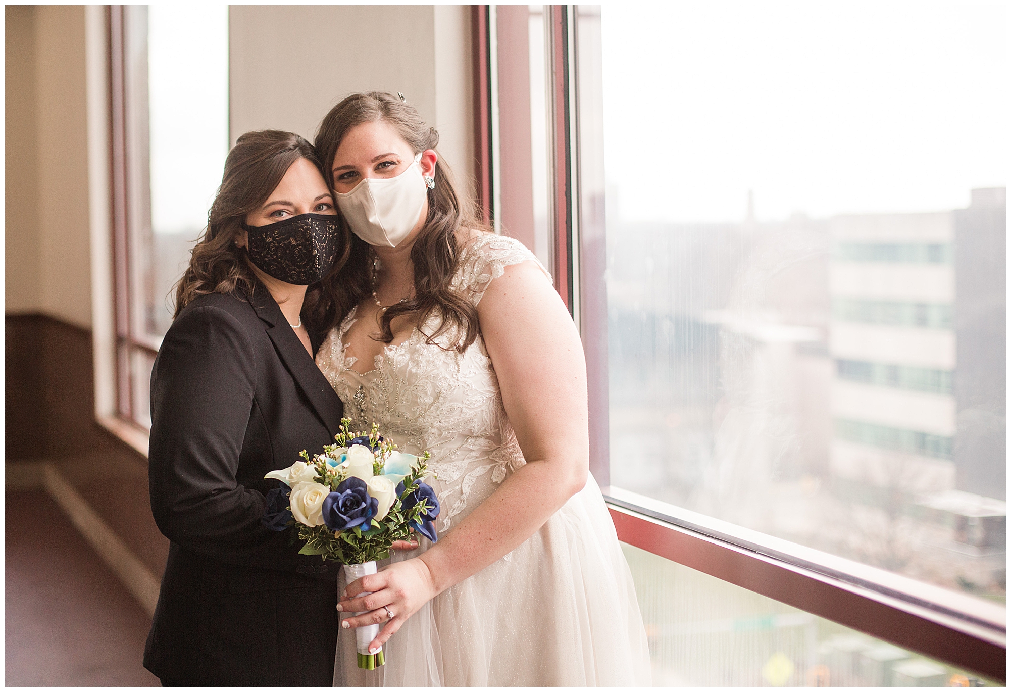 Leah + Shawn | Springfield Illinois | New Years Eve Courthouse Wedding ...