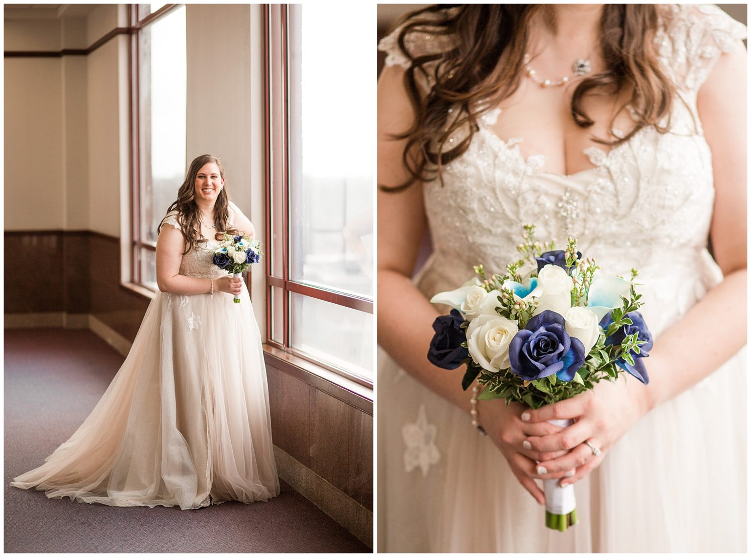 Leah + Shawn | Springfield Illinois | New Years Eve Courthouse Wedding ...
