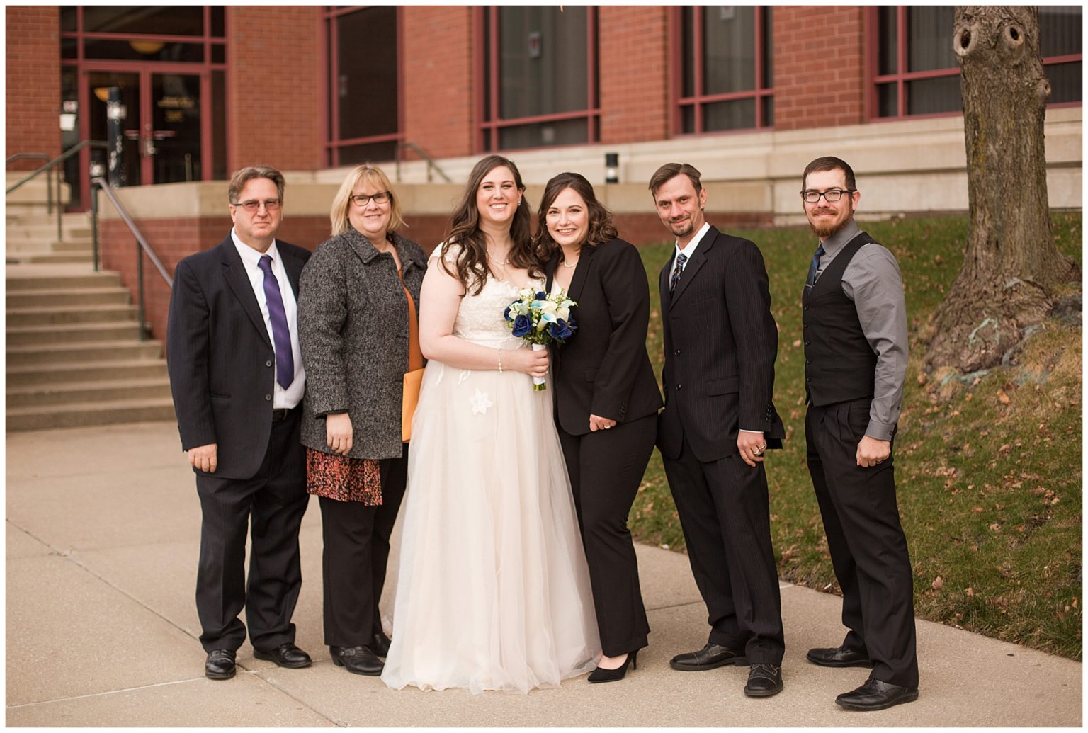 Leah + Shawn | Springfield Illinois | New Years Eve Courthouse Wedding ...
