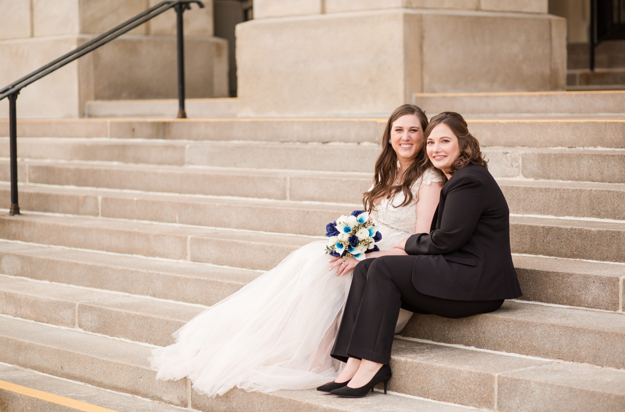 Leah + Shawn | Springfield Illinois | New Years Eve Courthouse Wedding ...