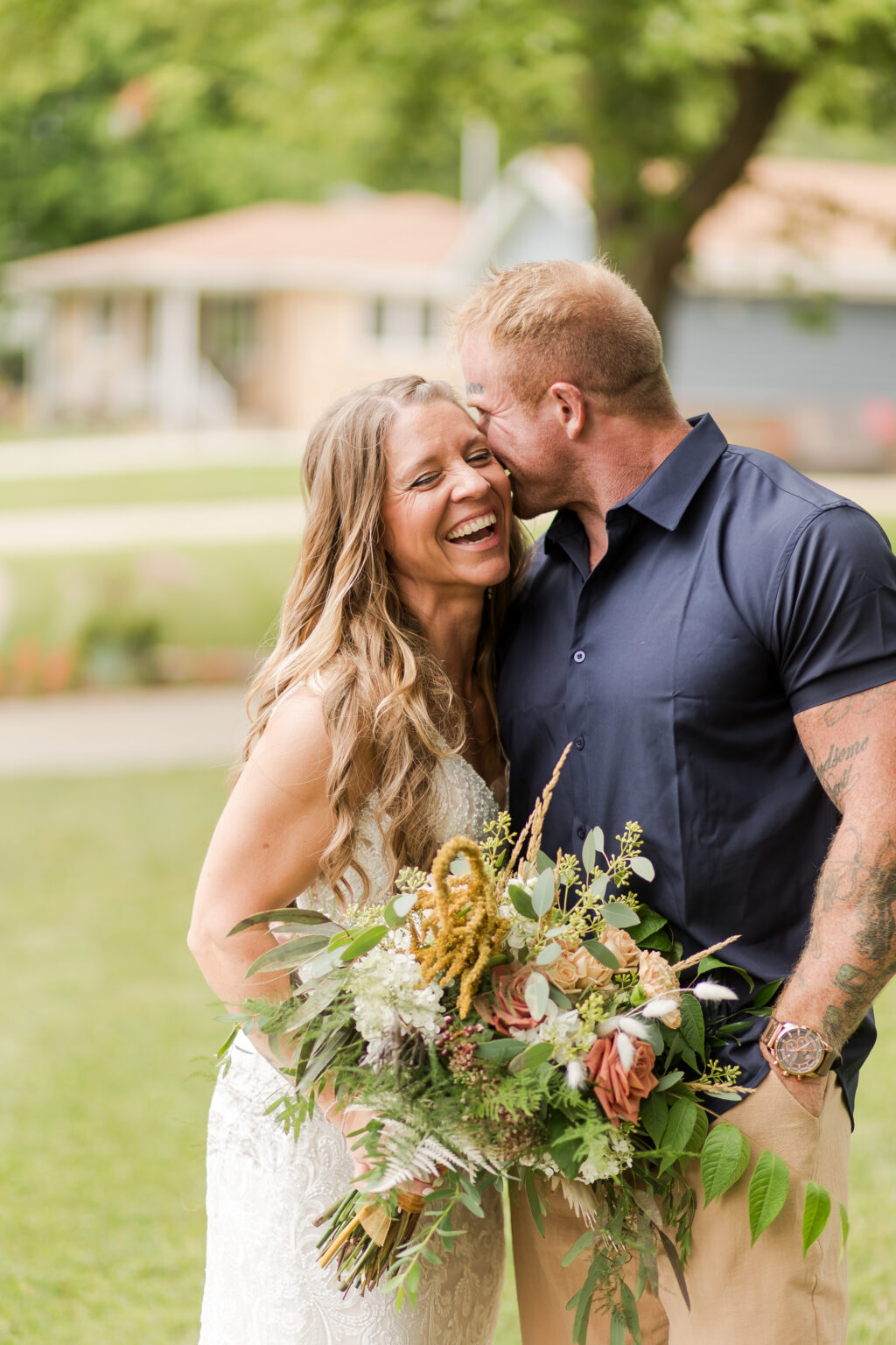 Jaime & Steffen | Backyard Commitment Ceremony | Springfield Illinois ...